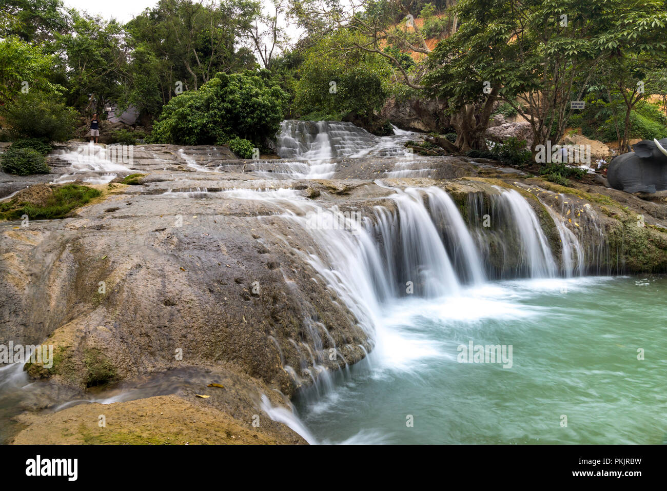 Dang Mo waterfall in Lang Son province, Vietnam Stock Photo - Alamy