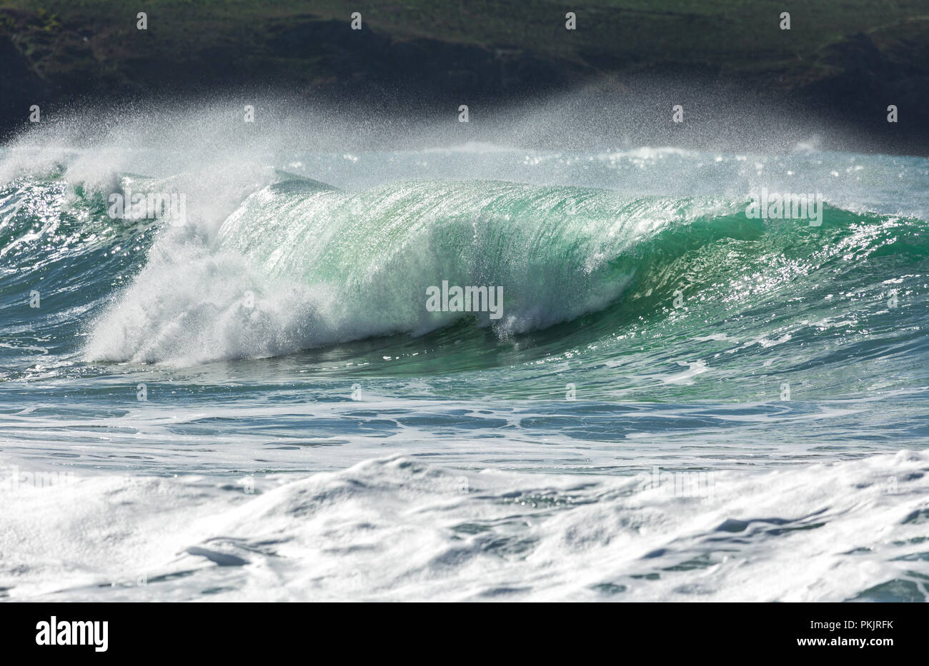Fistral Beach Surf, Newquay, Cornwall - 15 Stock Photo - Alamy