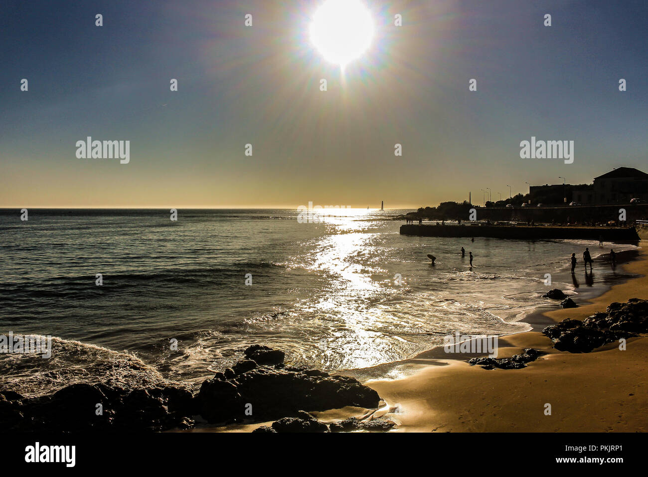 Carcavelos beach portugal hi-res stock photography and images - Alamy