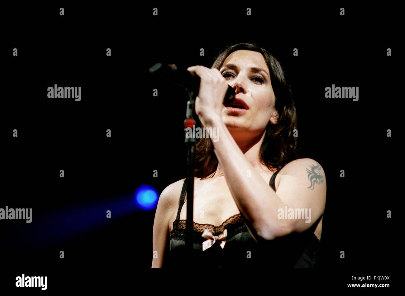 Concert of the French singer Zazie in Forest National, Brussels ...