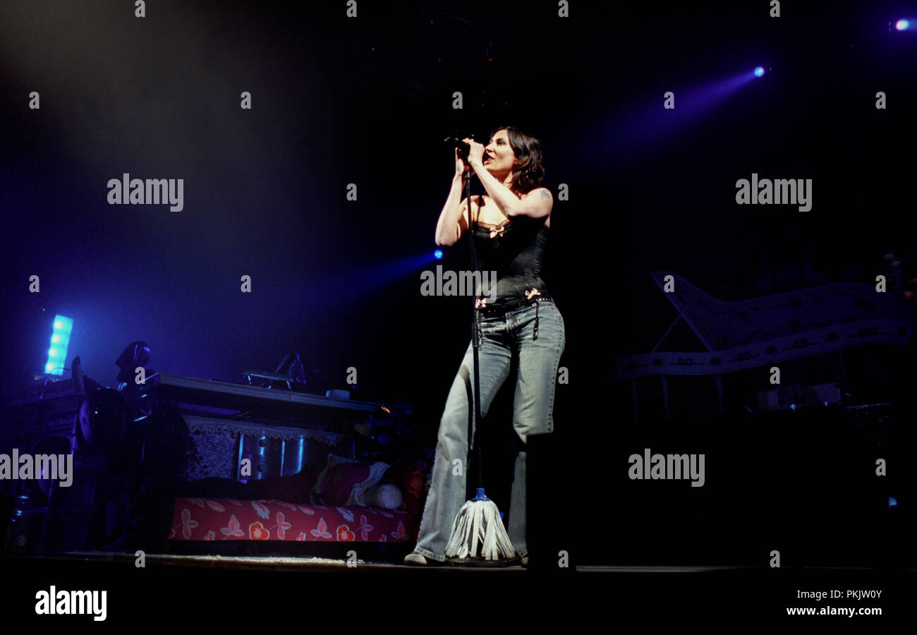 Concert of the French singer Zazie in Forest National, Brussels ...