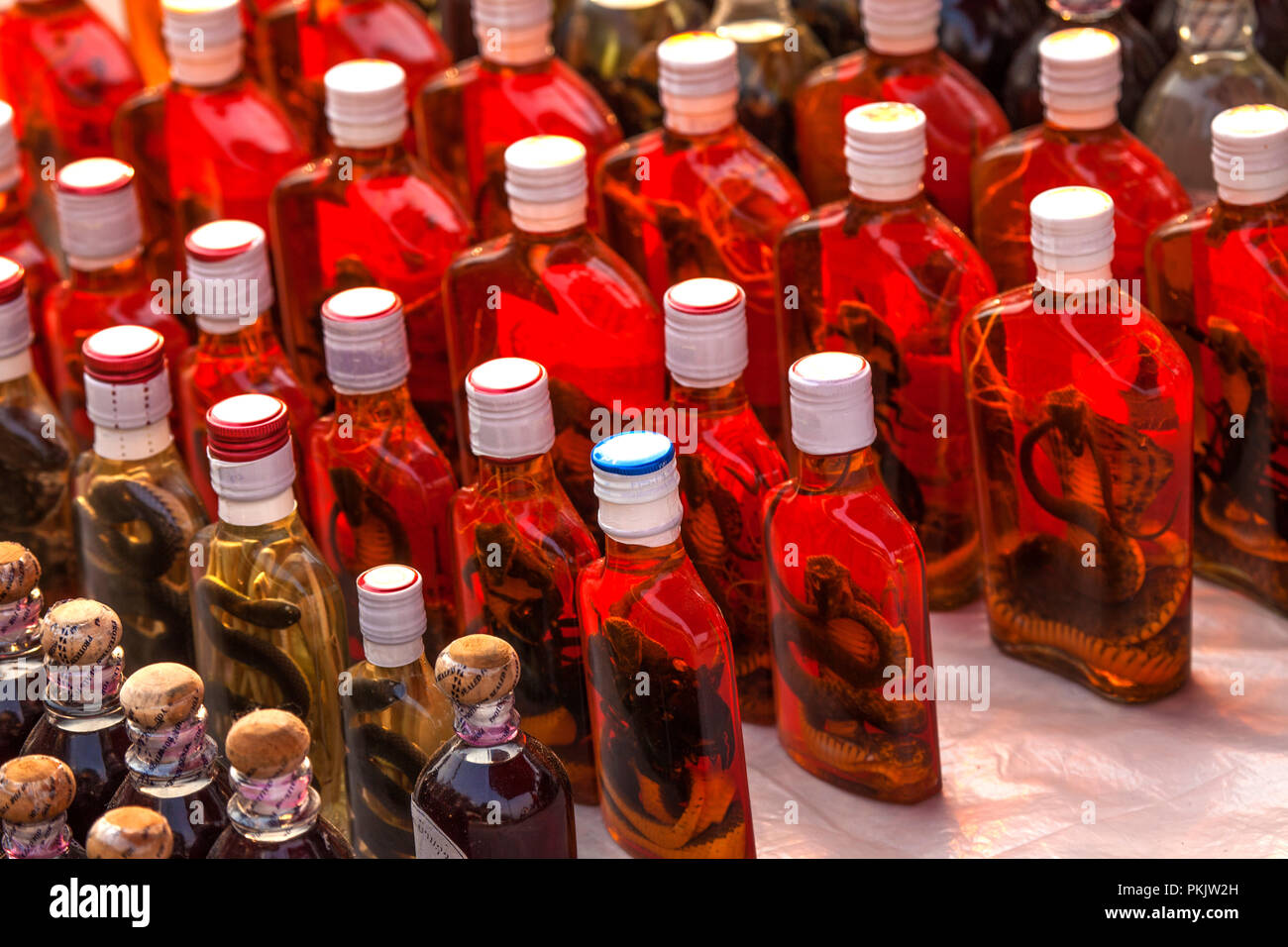 Snake alcohol hi-res stock photography and images - Alamy