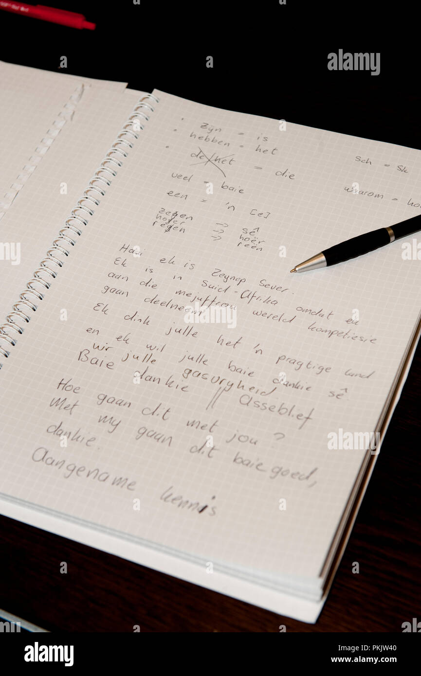 Miss Belgium 2009 Zeynep Sever following a South-African language ...