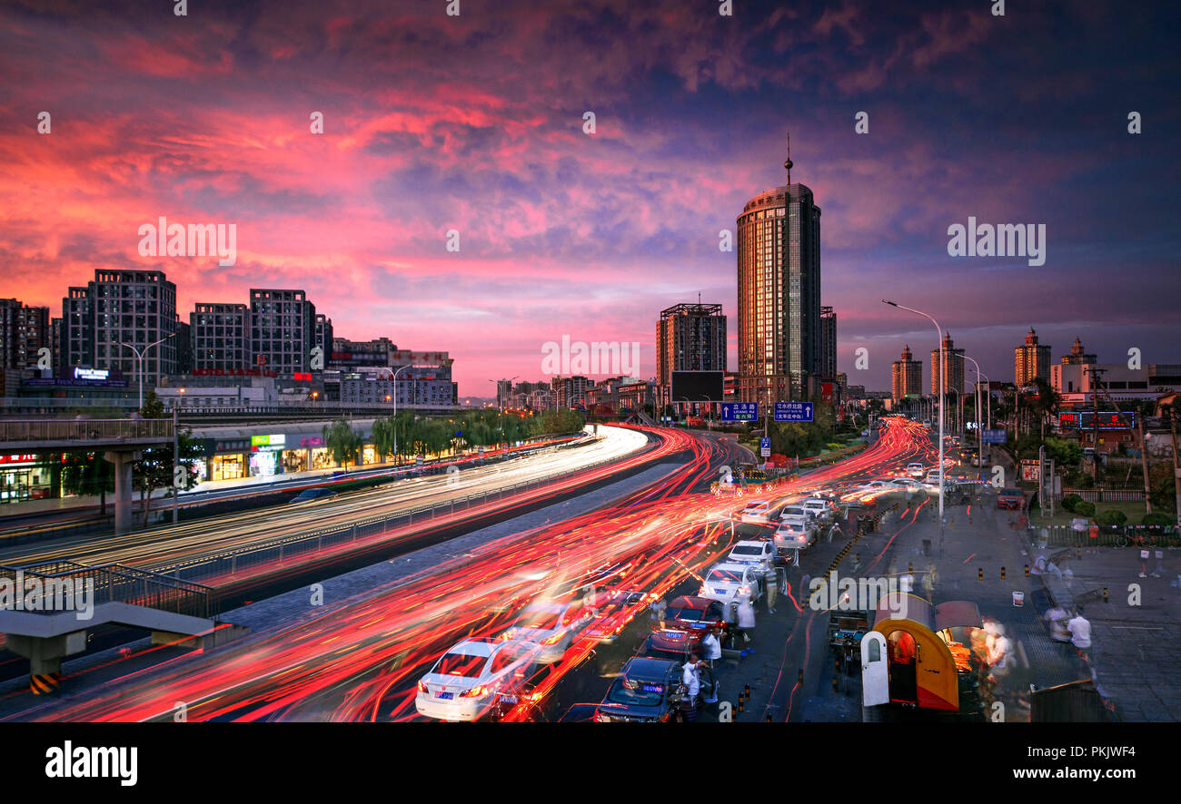 Beijing urban construction Stock Photo - Alamy