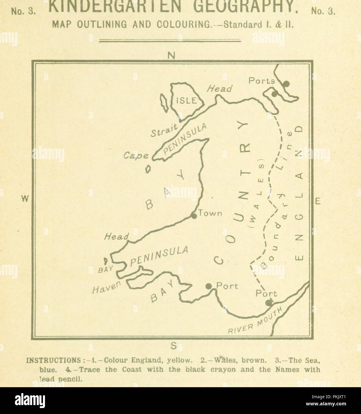 Image from page 11 of 'Coloured Handbook to Kindergarten Geography, etc' Stock Photo - Alamy