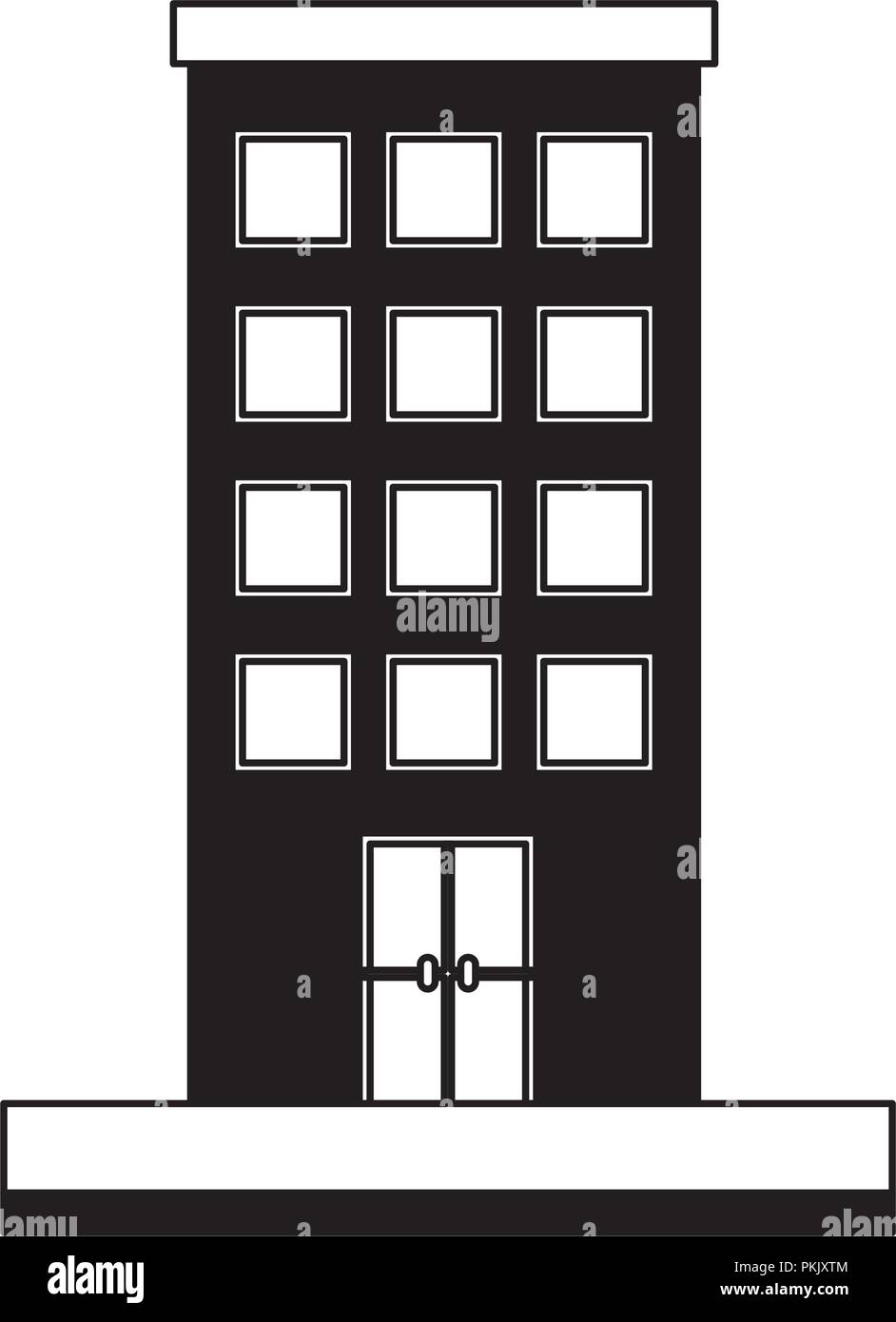 building structure isolated icon Stock Vector Image & Art - Alamy