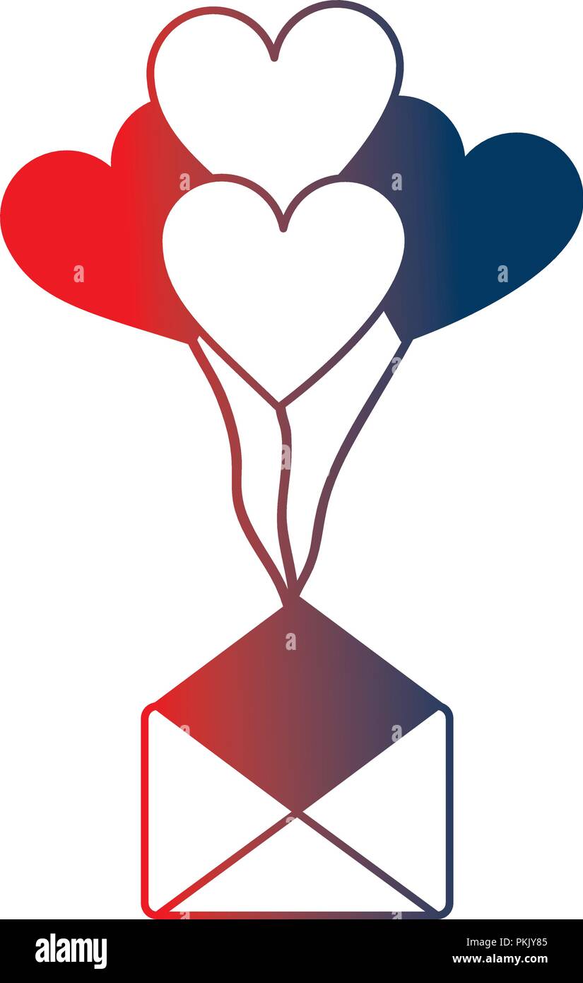 Envelope in air Stock Vector Images - Alamy