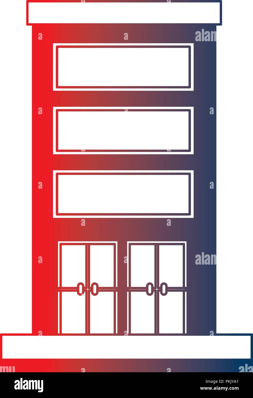 building structure isolated icon Stock Vector Image & Art - Alamy