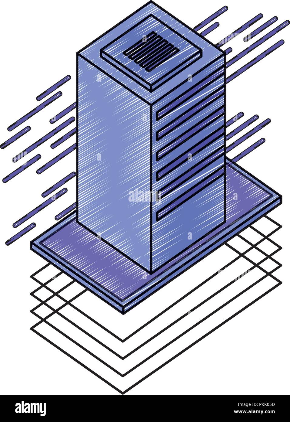 server data center isometric icon Stock Vector Image & Art - Alamy