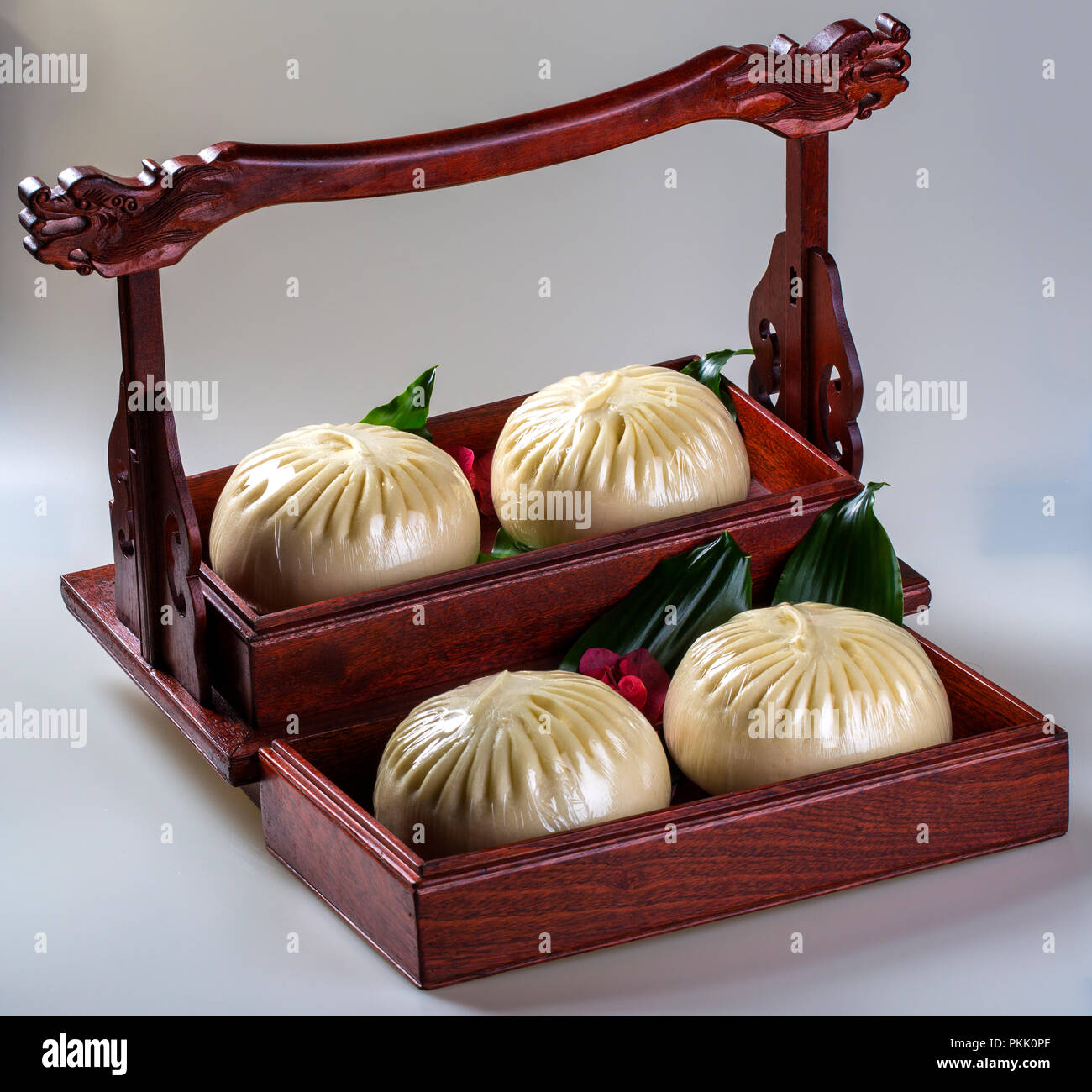 The steamed stuffed bun Stock Photo - Alamy