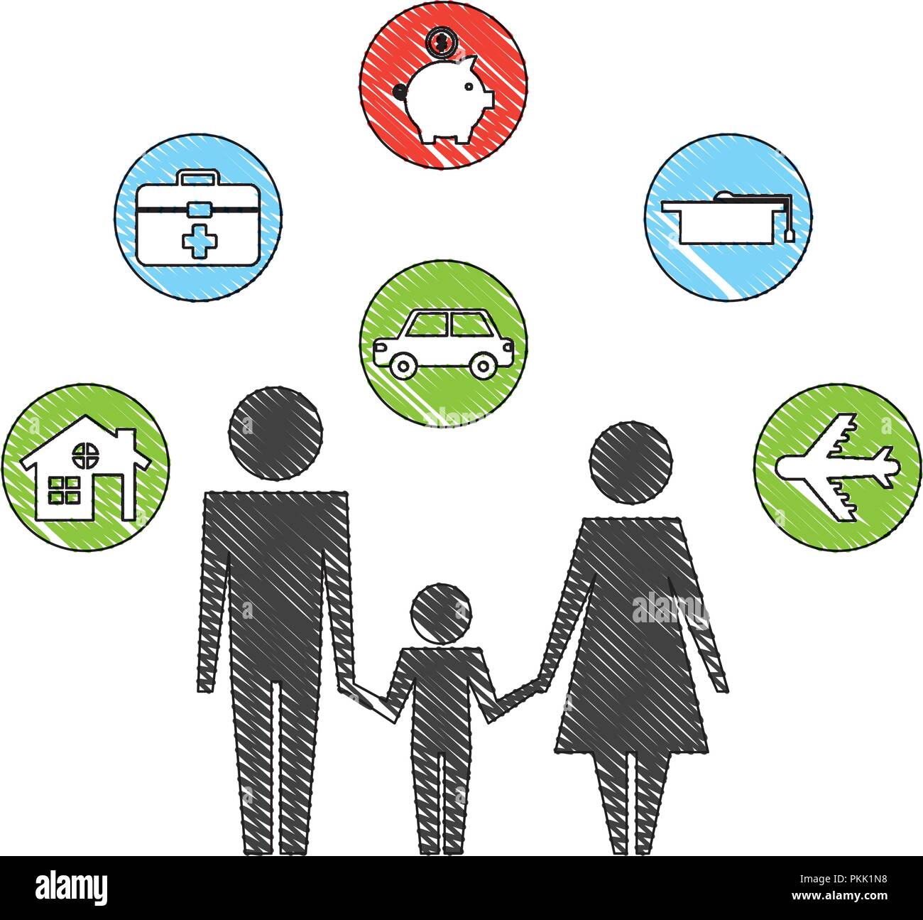 Money help with parent Stock Vector Images - Alamy