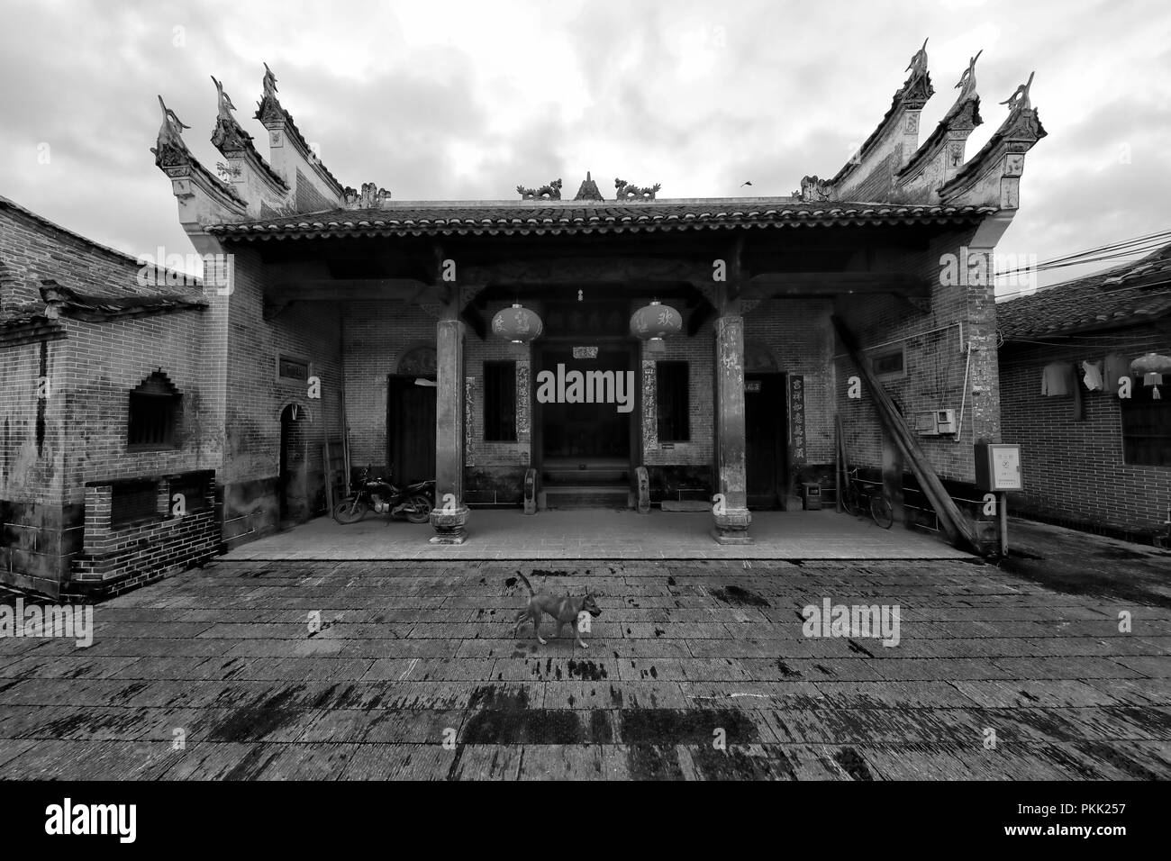 Shaoguan, guangdong danxia mountain shitang, an ancient village Stock ...