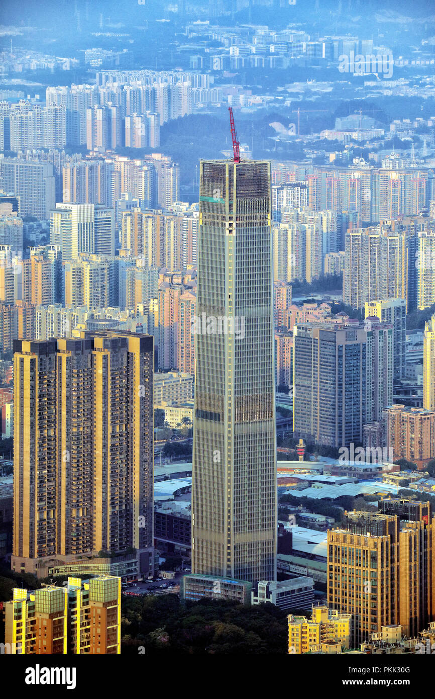 Guangzhou city, guangdong province, building scenery Stock Photo - Alamy