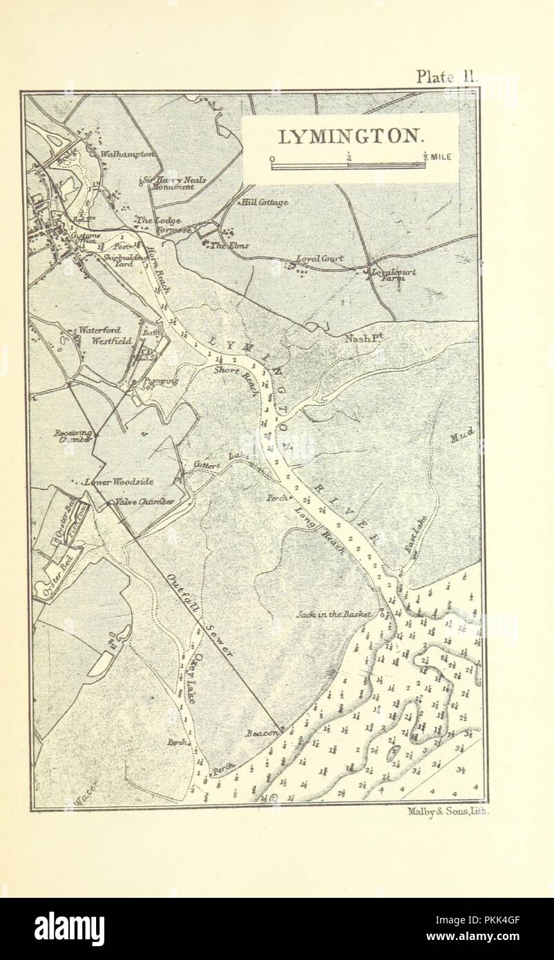 Image from page 83 of 'The Solent Chart Book, with sailing directions ...