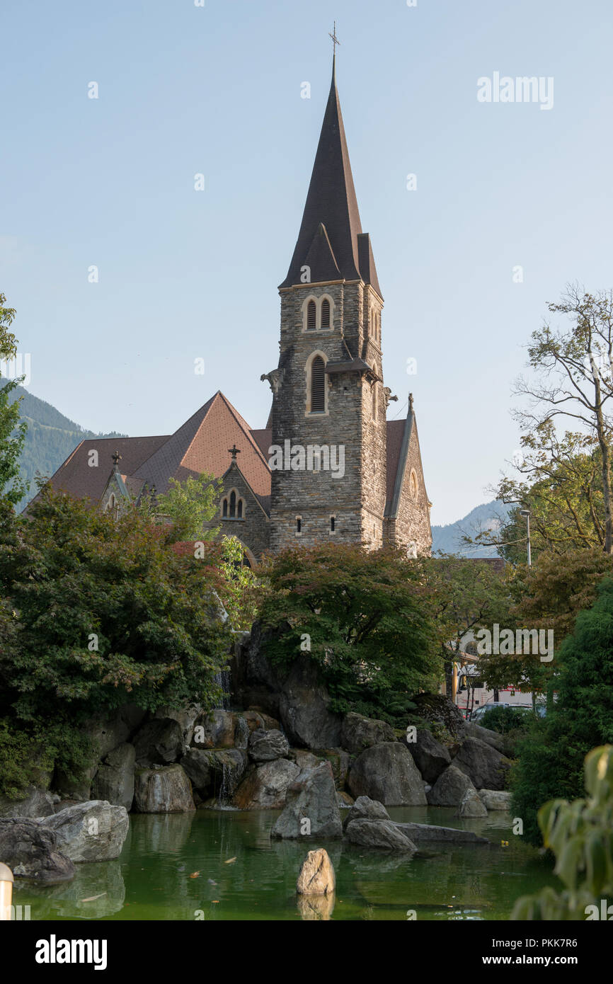 The Swiss church Stock Photo - Alamy