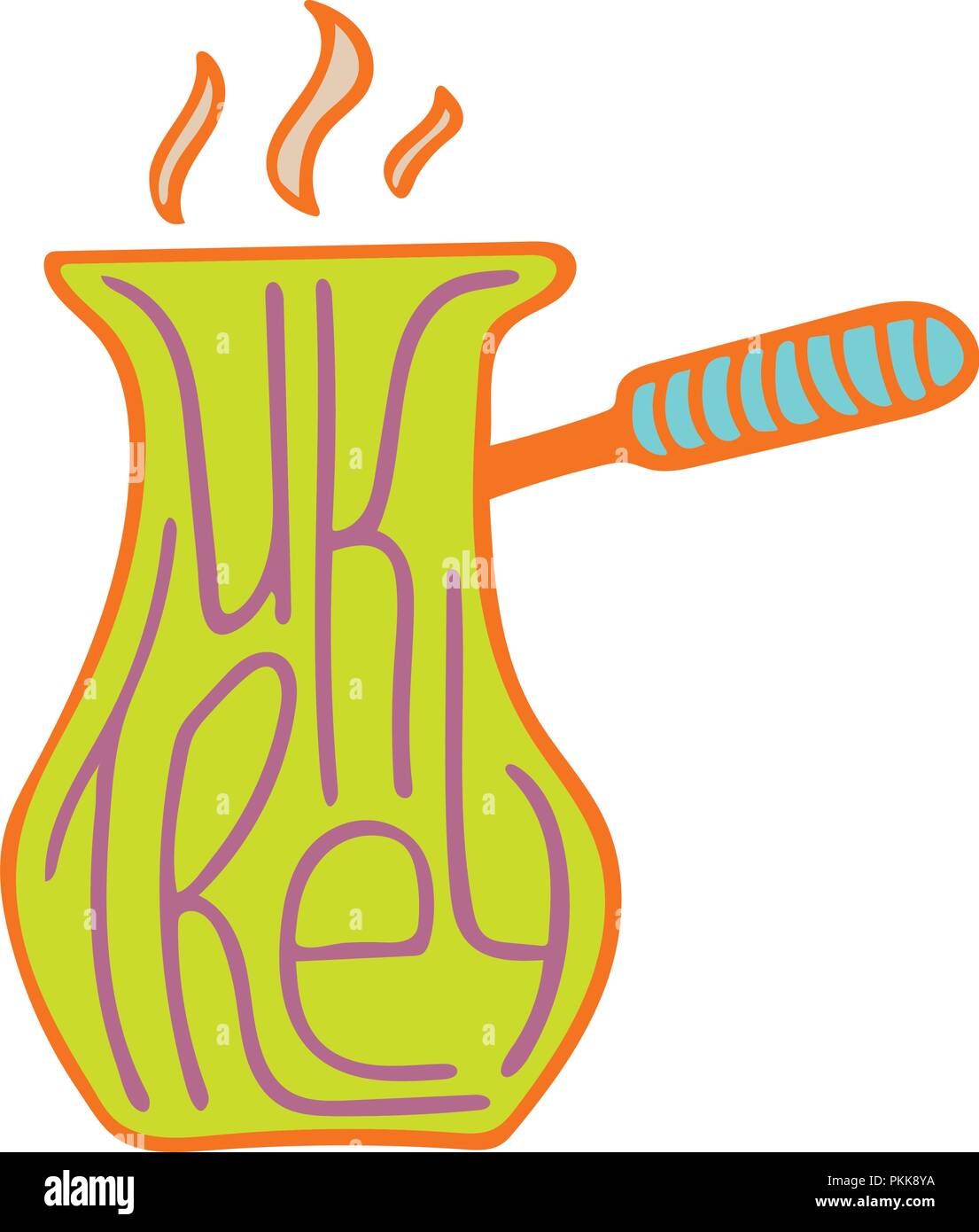 Hand drawn lettering in Stock Vector Images - Alamy