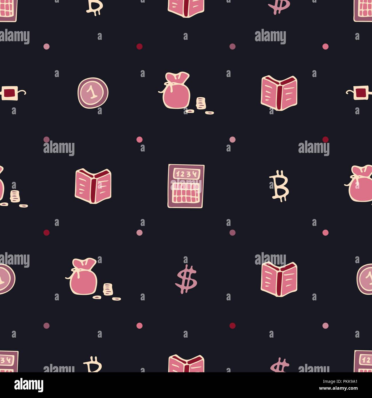 Cryptocurrency wallpaper Stock Vector Images - Alamy