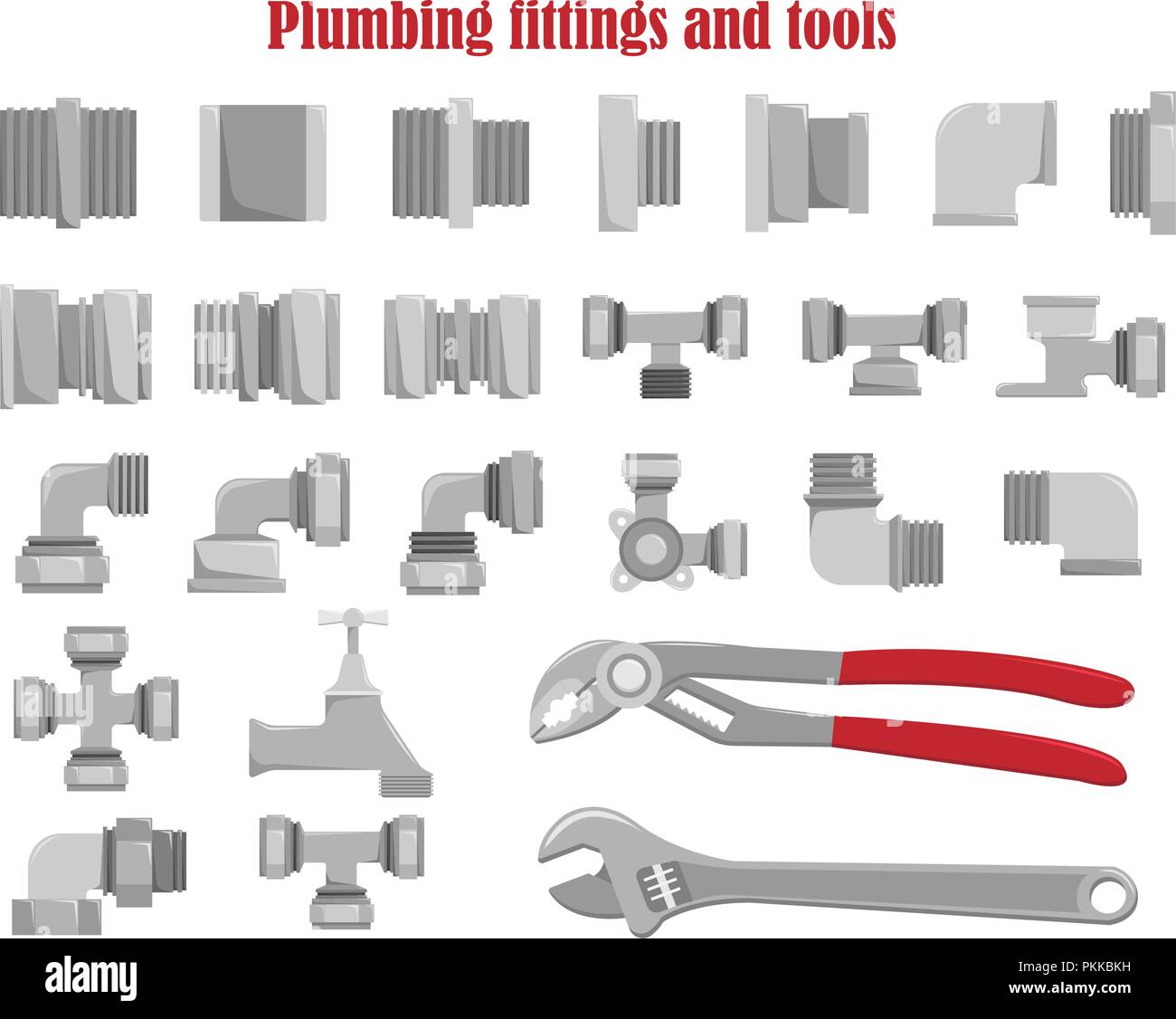 Fittings vector vectors hi-res stock photography and images - Alamy