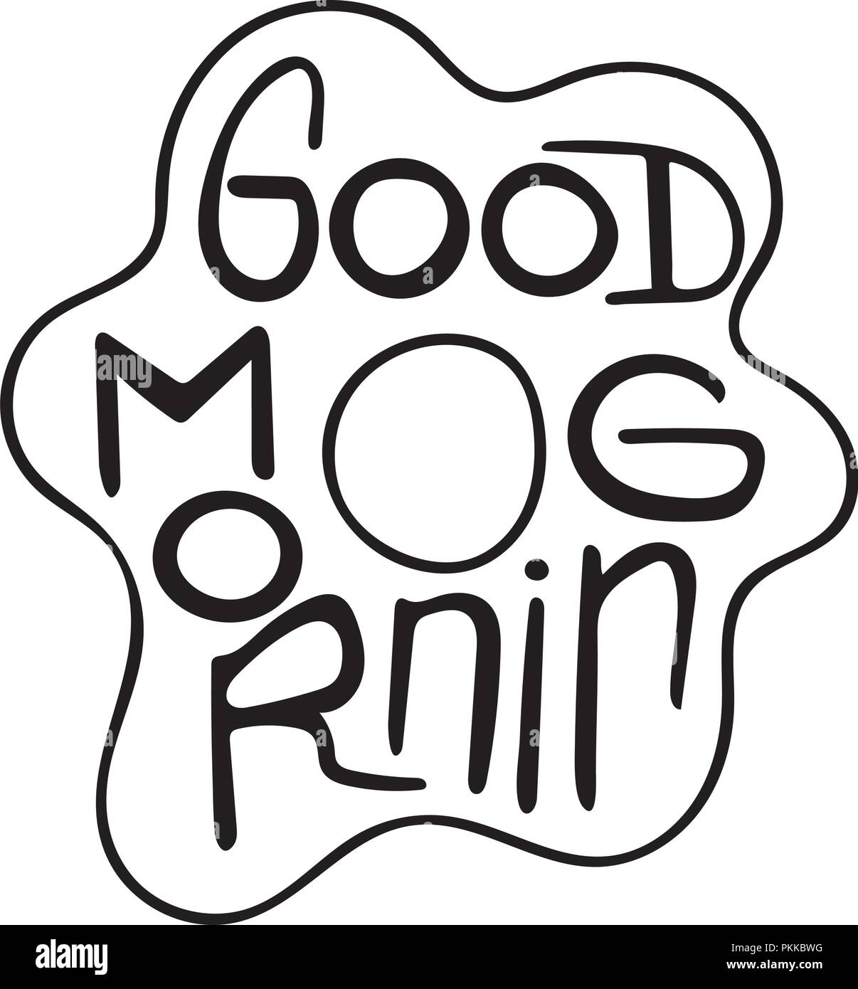 Orange poster white lettering Stock Vector Images - Alamy