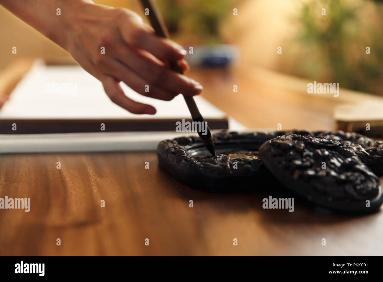 Calligraphy calligrapher hi-res stock photography and images - Alamy