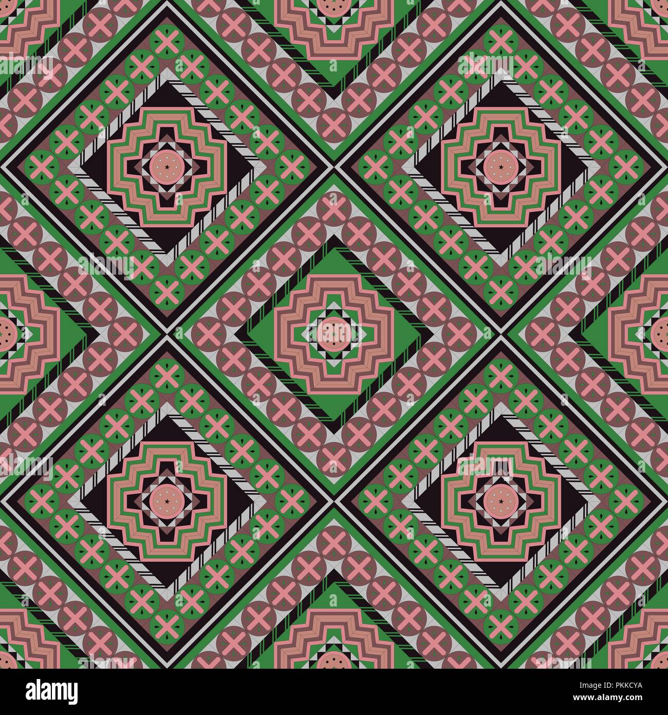 Seamless pattern with geometrical patterns in the Arab style Stock ...