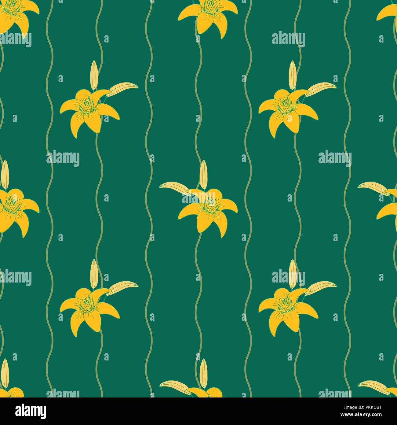 Abstract lily lilies flowers flower Stock Vector Images - Alamy