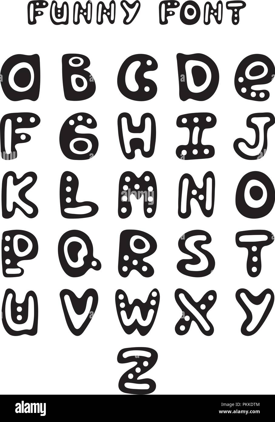 Icon set lettering english Stock Vector Images - Alamy