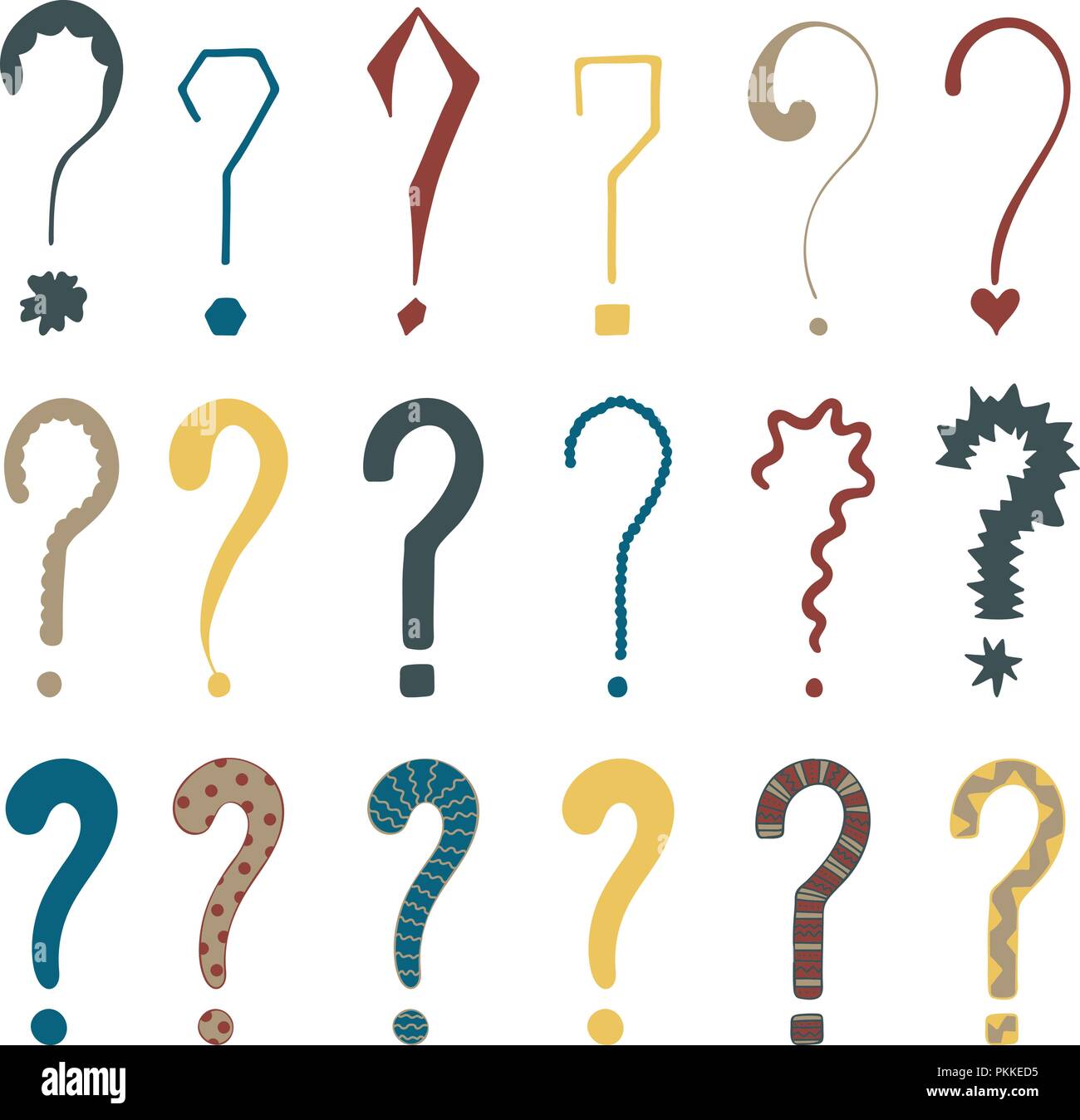 Graphic pattern question marks hi-res stock photography and images - Alamy