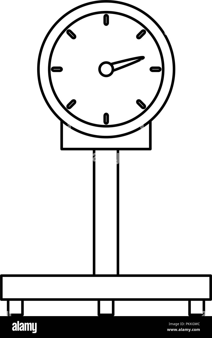 scale measure weight delivery service Stock Vector Image & Art - Alamy