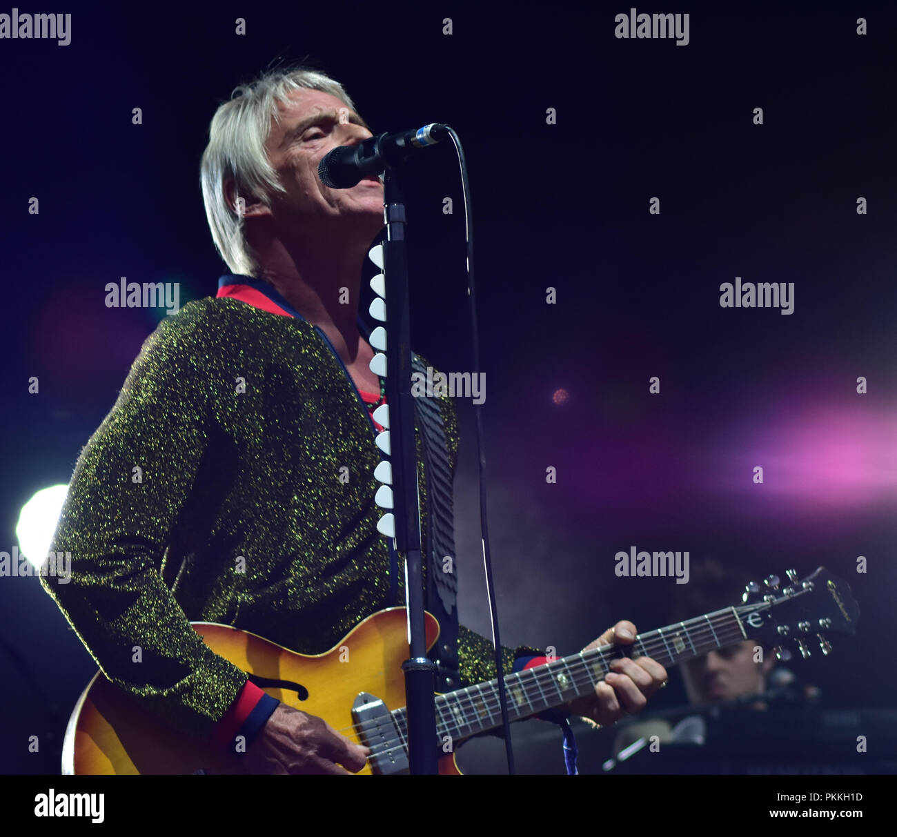 .Paul Weller and his band rock the Downs Festival, Bristol, September ...