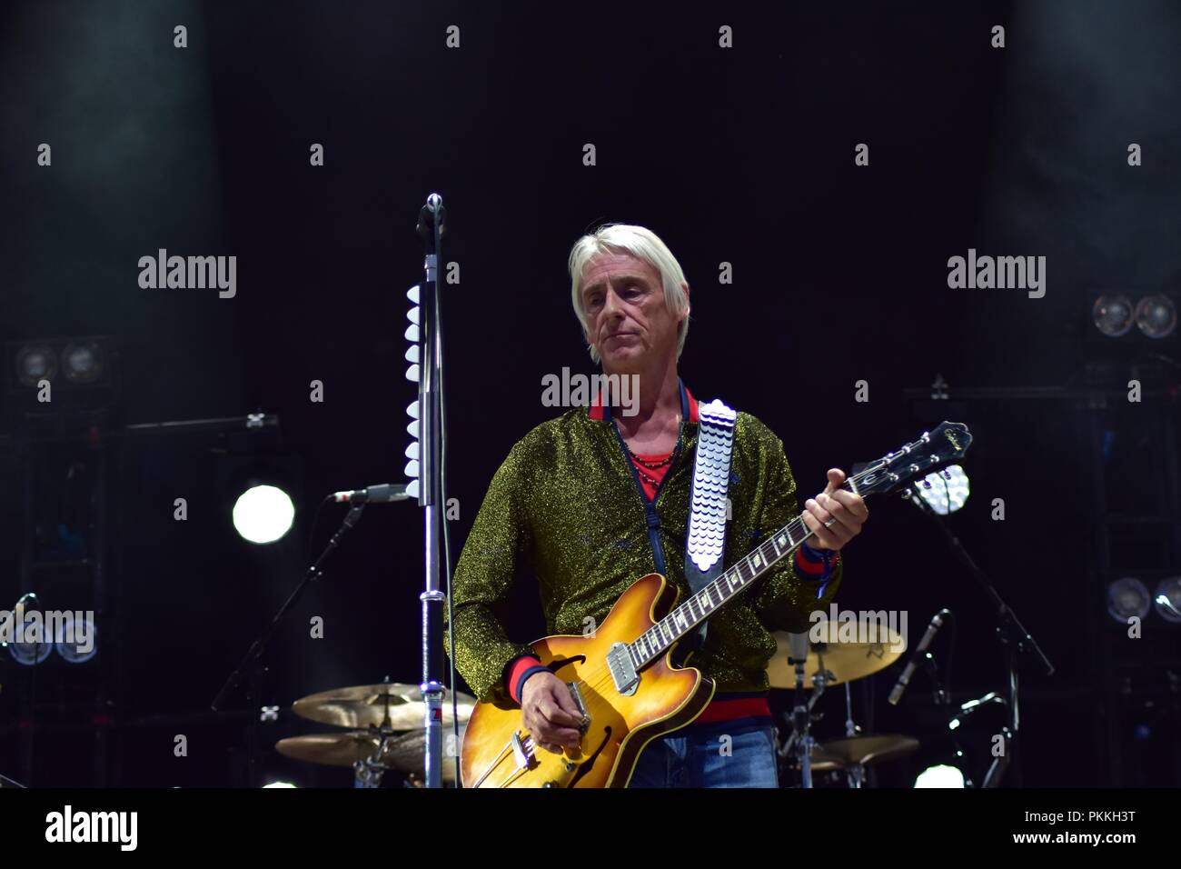 .Paul Weller and his band rock the Downs Festival, Bristol, September ...