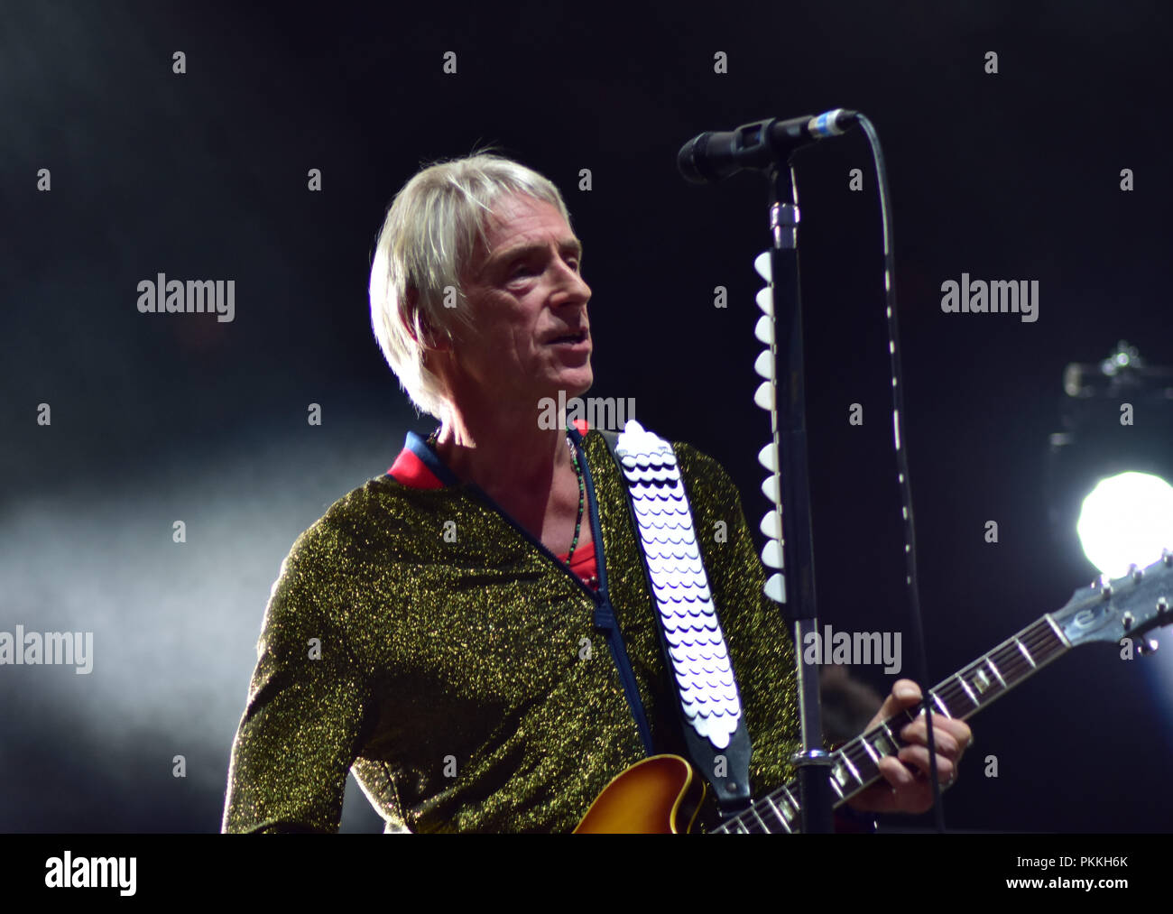 .Paul Weller and his band rock the Downs Festival, Bristol, September ...