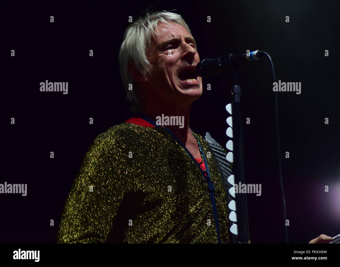 .Paul Weller and his band rock the Downs Festival, Bristol, September ...
