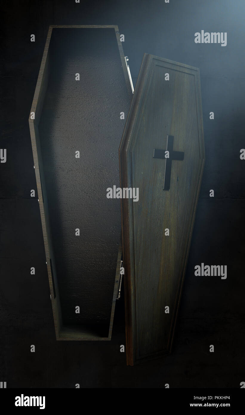 Open Coffin Empty High Resolution Stock Photography and Images - Alamy