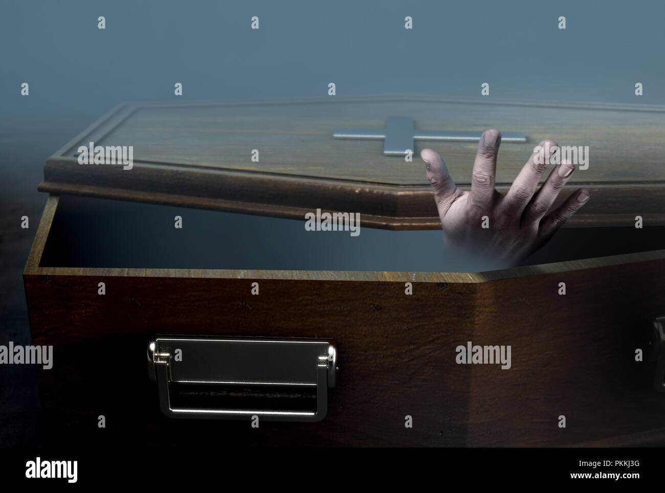 Buried hand hi-res stock photography and images - Alamy