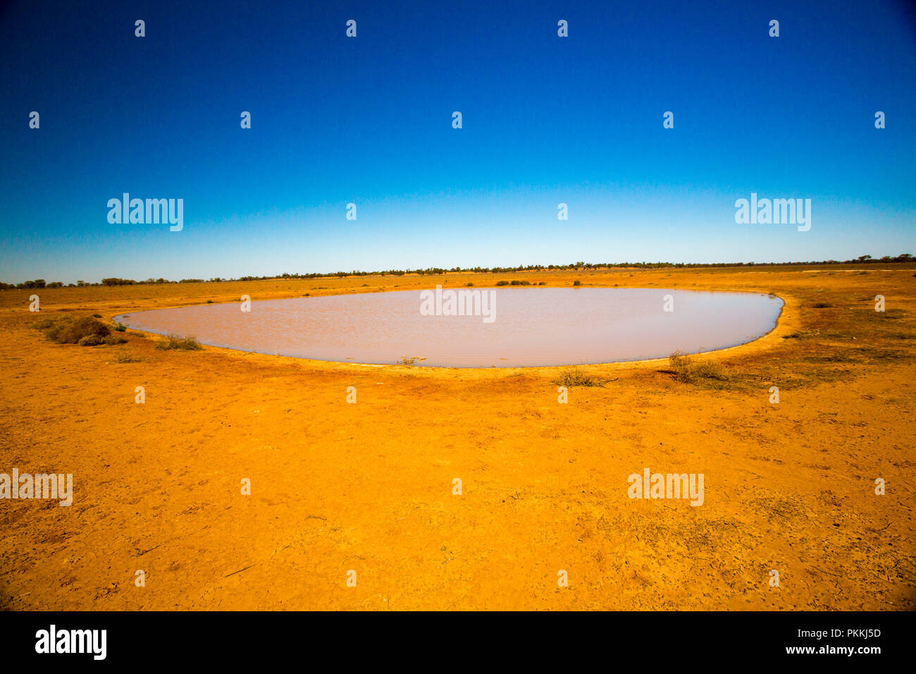 Australian Outback Landscape Pool Water High Resolution Stock ...