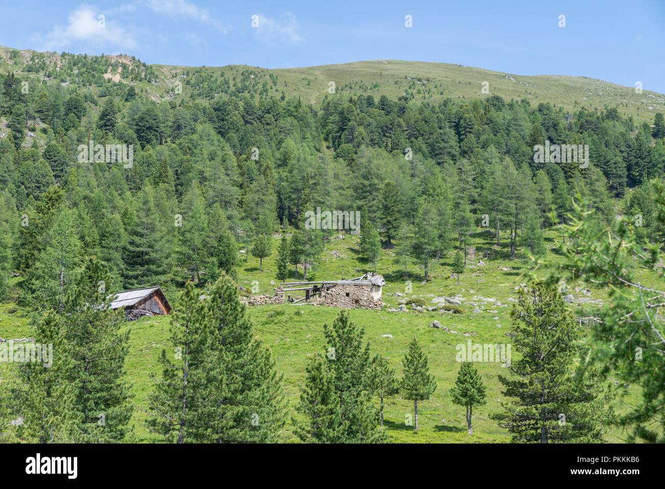 Waterfall valley hut hi-res stock photography and images - Alamy