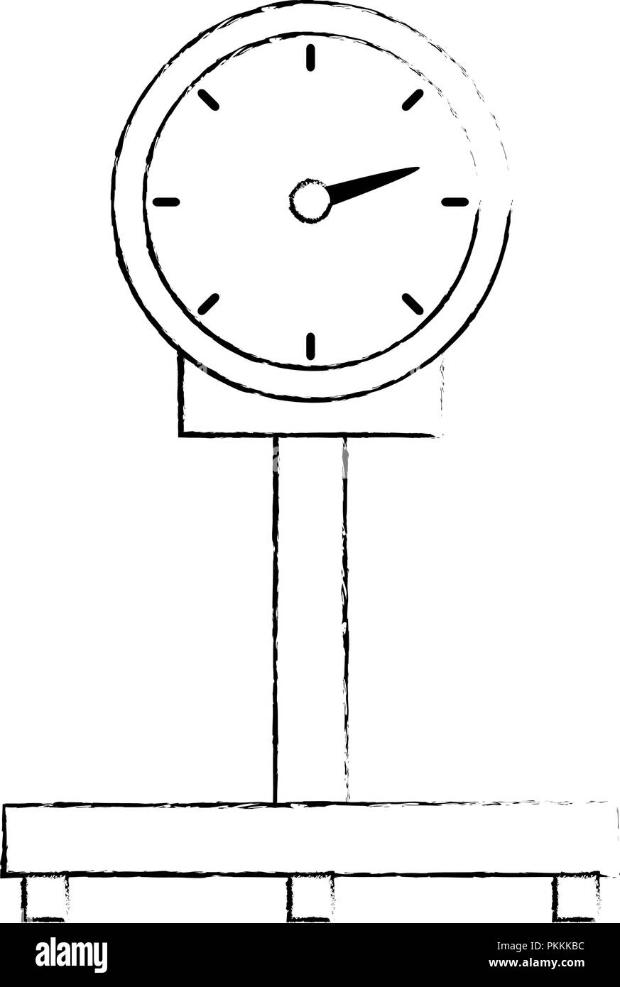 scale measure weight delivery service Stock Vector Image & Art - Alamy