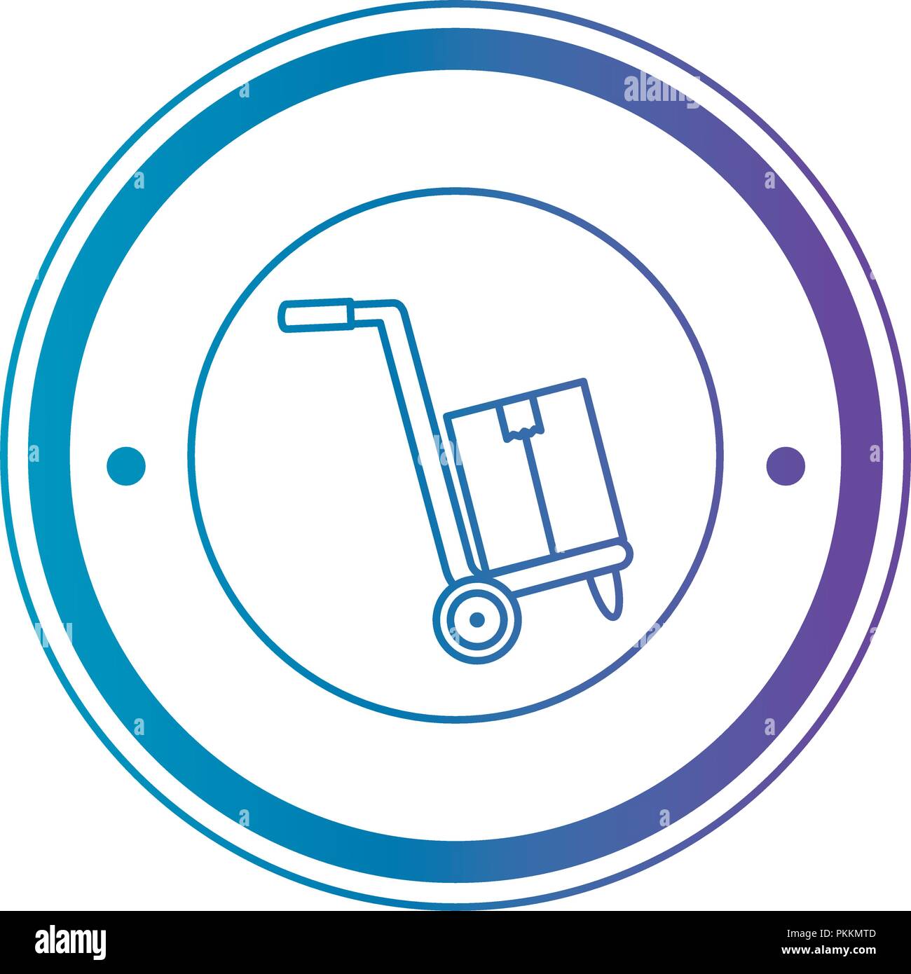 cart with boxes stamp delivery service Stock Vector Image & Art - Alamy