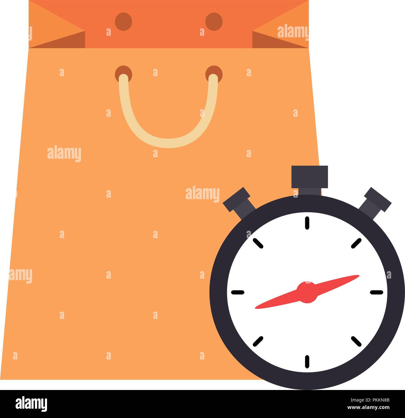 Plastic bag shopping counter Stock Vector Images - Alamy