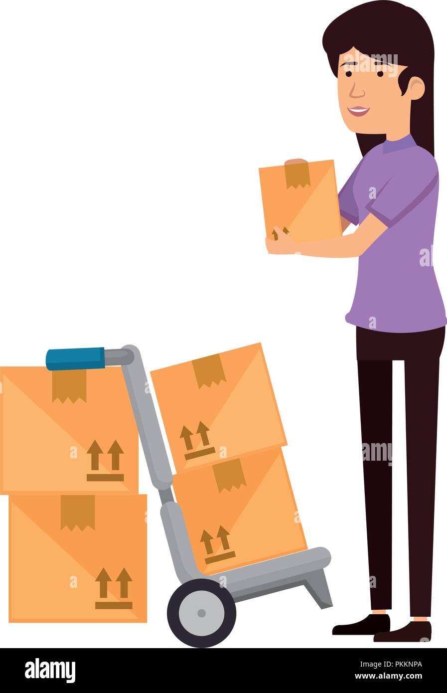 Cart postal Stock Vector Images - Alamy