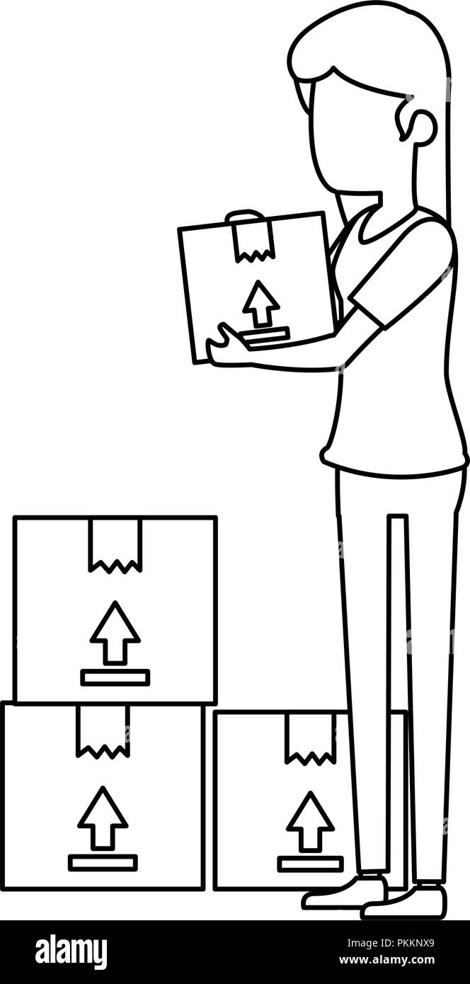 Deliverying Stock Vector Images - Alamy