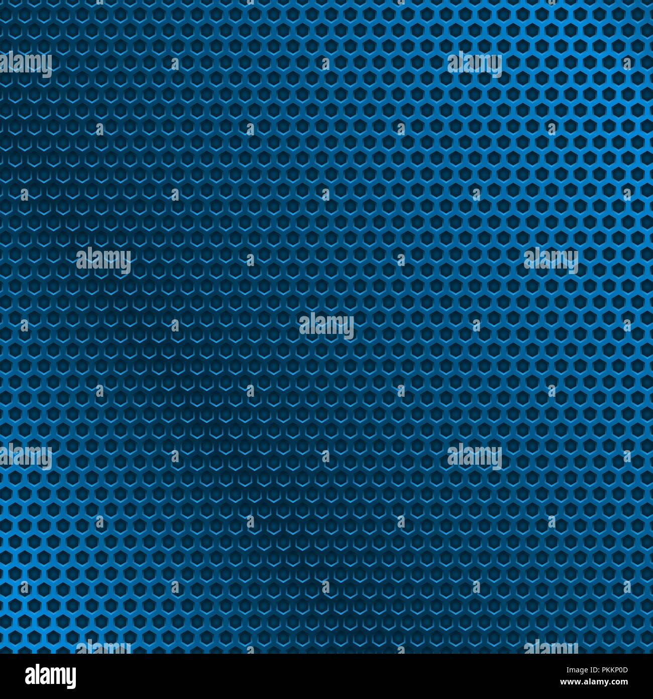 Blue metal perforated background Stock Vector Image & Art - Alamy