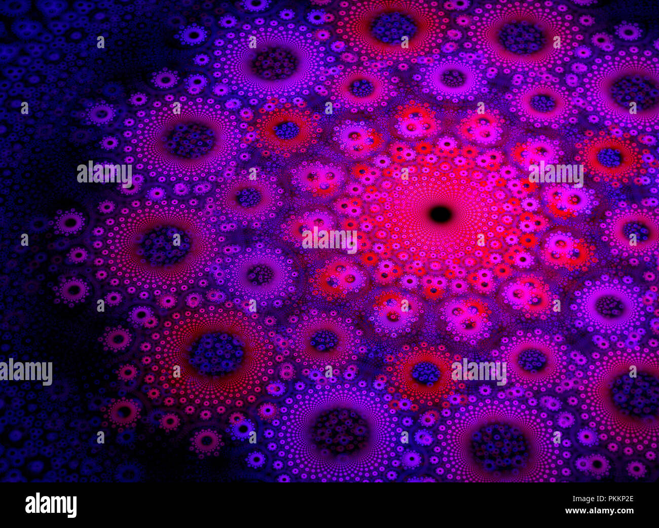 Abstract fractal patterns and shapes. Fractal texture. The colors in ...