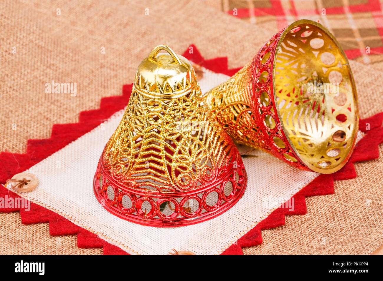 Gold fabric bell hi-res stock photography and images - Alamy