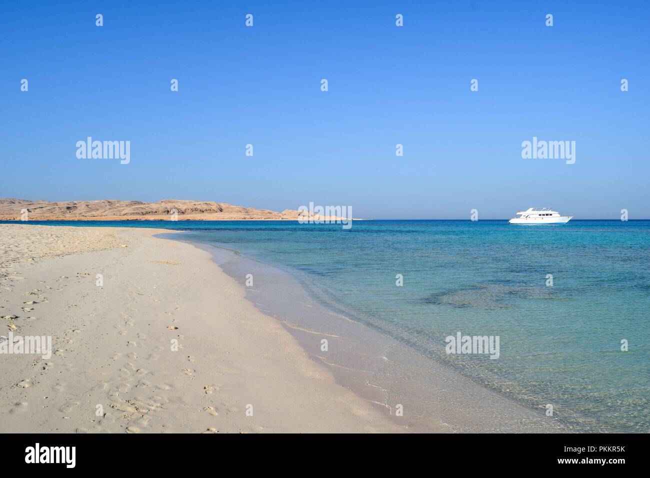 idyllic beach of Mahmya island with turquoise water, Egypt Stock Photo ...