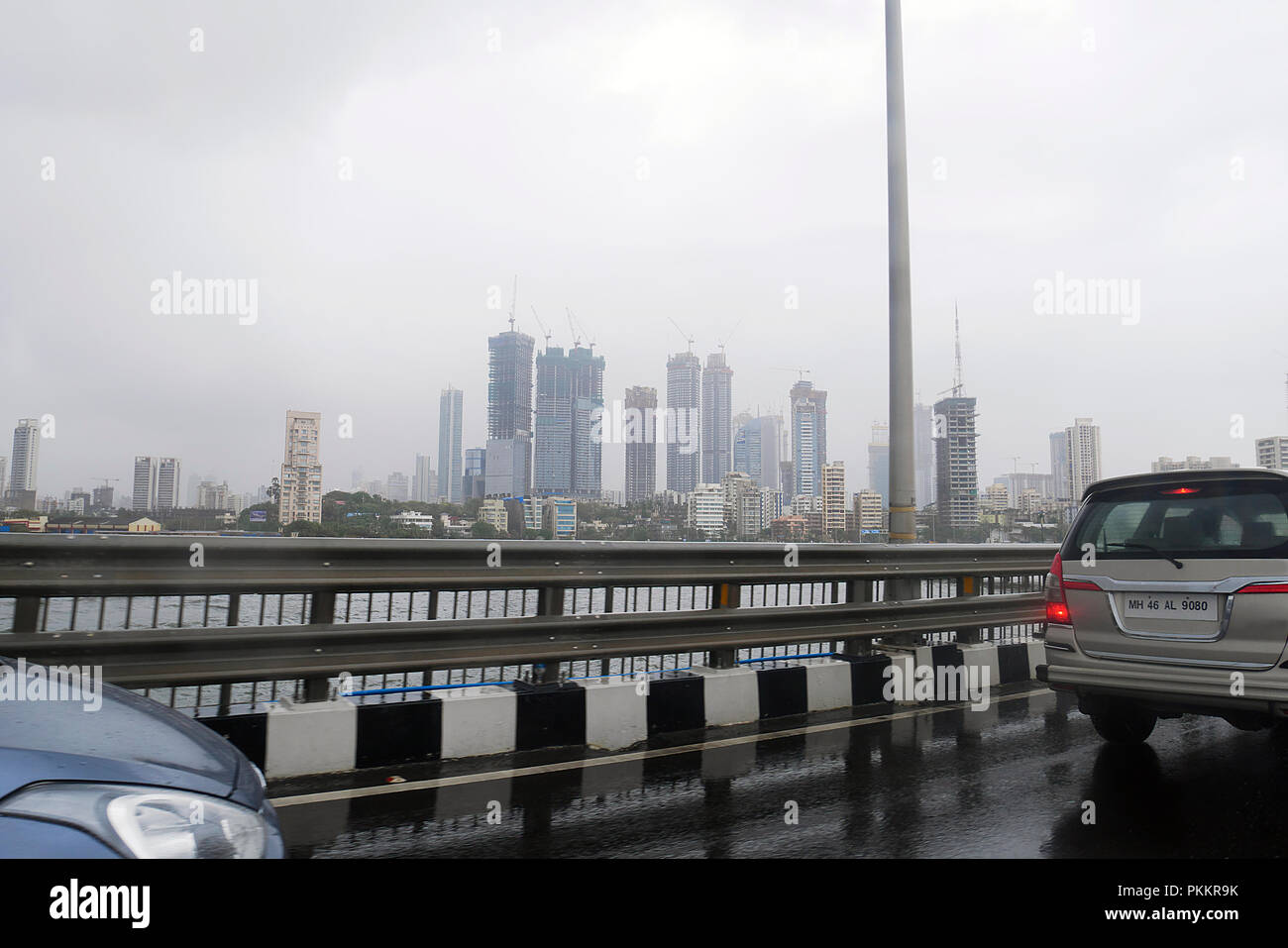 CONSTRUCTION OF HIGH RISE TOWERS IN SOUTH MUMBAI IN PROGRESS DURING THE ...