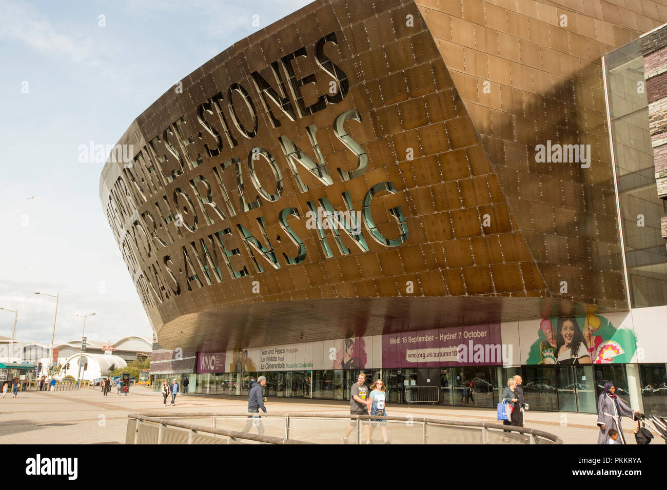 The Welsh National Opera in Cardiff, Wales, UK Stock Photo - Alamy