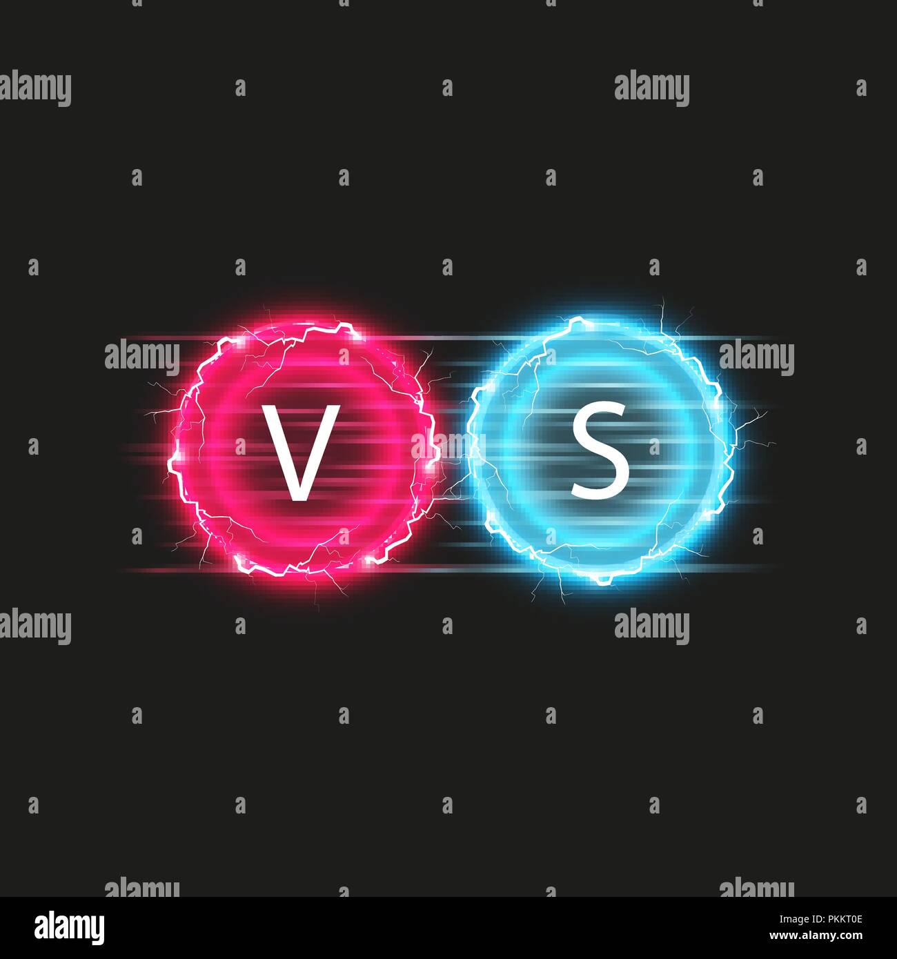 Hot and cold sparkling strength. Energy lightning with an electrical ...
