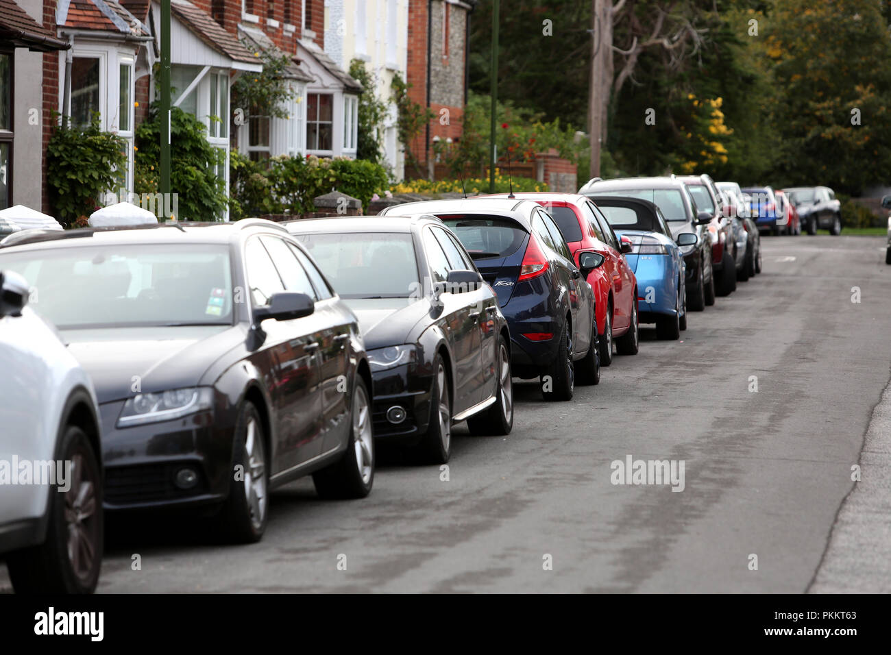 Crowded Street With Cars